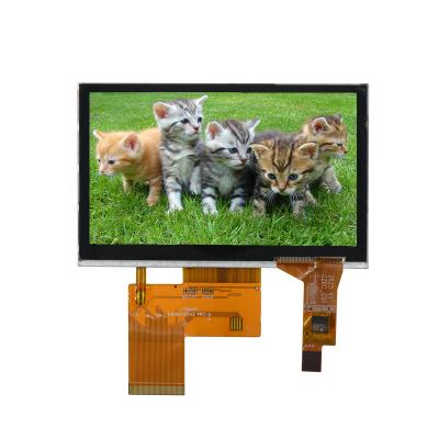 China Touch LCD IPS TFT Color Display 4.3 Inch 480x272 Car Navigation And Industrial Screen for sale