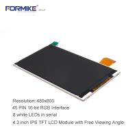 China 480x800 WVGA 45 Pin TFT Display LCD Screen 4.3 IPS Module With NT35510 Driver IC for sale
