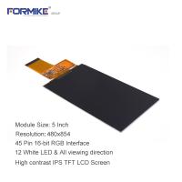 China 480x854 NT35510 FWVGA LCD TFT Screen 5 Inch IPS Display for sale