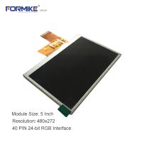 China 5inch ILI6480B Color WQVGA TFT Display LCD Module 480x272 for sale