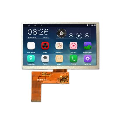 China 60mA 21.4V RGB Wuxga 7 Inch Display TFT LCD Panel Module 800X480 for sale