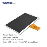 China 140mA 9.9V Landscape 7 Inch Display TFT Screen LCD Module Color TV 1024X600 for sale