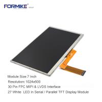 China LCD MIPI IPS TFT 7 Inch Display 30 Pin FPC 1024X600 For Tablet ODM for sale