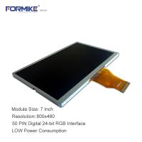 China 3.3V 7 Inch Tab Display LVDS TFT LCD Module 800 X 480 Low Power Consumption for sale