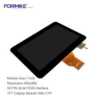 China Transmissive TFT LCD Pinout Touch 7 Inch Hdmi Screen Display 800 X 480 50 Pin for sale