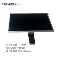 China IPS LCM LCD 10.1 Inch Display TFT Colour Screen With 50 Pin RGB Interface 1024x600 for sale
