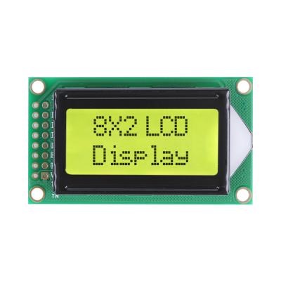 China 8x2 STN Alpha Numeric LCD Custom Char Screen Display Module With 16 Pin for sale