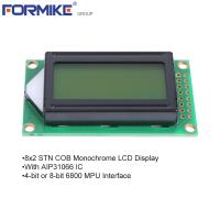 China 8x2 STN Alpha Numeric LCD Custom Char Screen Display Module With 16 Pin for sale