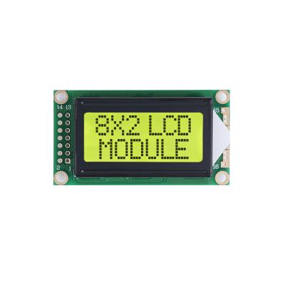 China Character 8x2 LCD Display Mono LCM Liquid Crystal Module With AIP31066 Driver IC for sale