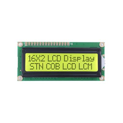 China LED Character LCD Display 16 Pin 16 * 2 LCD Panel Module Customized for sale