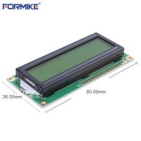 China LED Character LCD Display 16 Pin 16 * 2 LCD Panel Module Customized for sale