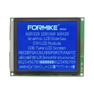 China Large Monochrome 160x128 LCD 160128 TFT Display STN T6963C Graphic Library Screen for sale