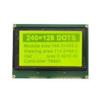 China 240128 240x128 LCD Display Graphic Reflective Monochromatic Fstn LCD Datasheet for sale