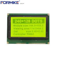 China 240128 240x128 LCD Display Graphic Reflective Monochromatic Fstn LCD Datasheet for sale