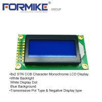 China Alphanumeric 0802 8x2 LCD Display Module 16 Pin Character STN COB Screen for sale