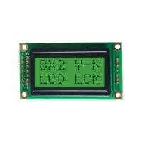 China Monochrome Character LCD Display 8x2 I2c Module With 14 Pin Interface for sale