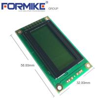 China Monochrome Character LCD Display 8x2 I2c Module With 14 Pin Interface for sale