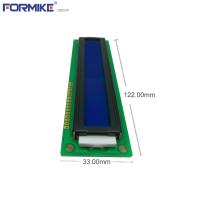 China Negative COB 16x1 Character LCD 1601 Display With STN Blue Type Custom for sale
