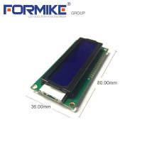 China STN Alphanumeric 1602 16 * 2 LCD Display Character Module With ST7066U-0A Driver IC for sale