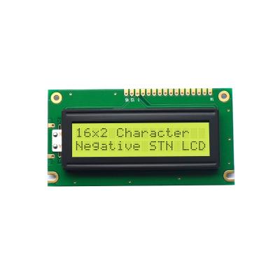 China 16 Pin 16x2 LCD Panel Display Custom Character Lcm1602 Dot Matrix Screen MPU Interface for sale