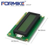 China 16 Pin 16x2 LCD Panel Display Custom Character Lcm1602 Dot Matrix Screen MPU Interface for sale