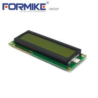 China STN Y-N Yellow Green I2C 16x2 LCD Display Module 1602 Alphanumeric Character for sale