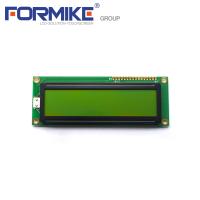 China STN Y-N Yellow Green I2C 16x2 LCD Display Module 1602 Alphanumeric Character for sale