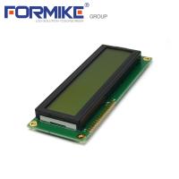 China STN Y-N Yellow Green I2C 16x2 LCD Display Module 1602 Alphanumeric Character for sale