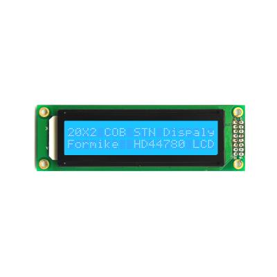 China STN Blue 20 X 2 LCD Display Module HD44780 Custom Characters 2002 LCM for sale