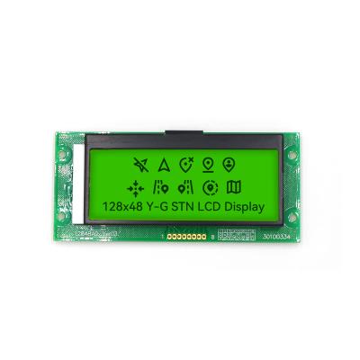 China Transflective Positive Y-G STN Graphical Display LCD SPI Module 128*48 ST7565R IC for sale