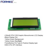 China Transflective Positive Y-G STN Graphical Display LCD SPI Module 128*48 ST7565R IC for sale