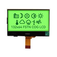 China 132x64 FSTN Screen COG LCD Module Monochrome Graphic LCD Display with 20 Pin Green Backlight for sale