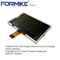 China 132x64 FSTN Screen COG LCD Module Monochrome Graphic LCD Display with 20 Pin Green Backlight for sale