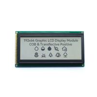China Monochrome 19264 192x64 LCD Graphic Controller COB FSTN Display Module for sale