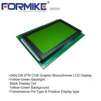 China 20 Pin COB STN 240x128 LCD Display Screen With Yellow Green Backlight ODM for sale