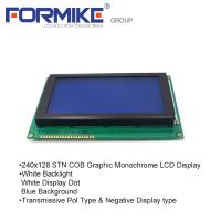 China Blue Negative Monochrome Graphic Cog LCD Display Blue 240x128 for sale