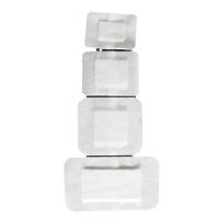 China Transparent Non Woven Adhesive Silicone Foam Wound Dressing CE ISO Certified 10x10cm for sale