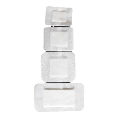 China Transparent Non Woven Adhesive Silicone Foam Wound Dressing CE ISO Certified 10x10cm for sale