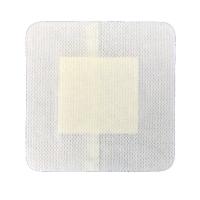 China Transparent Non Woven Adhesive Silicone Foam Wound Dressing CE ISO Certified 10x10cm for sale