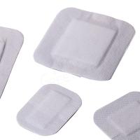 China OEM Medical Adhesive Wound Dressing Non Woven 10x10cm Sterile Hypoallergenic for sale
