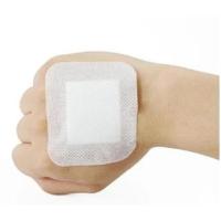 China Hypoallergenic Non Woven Medical Aseptic Adhesive Wound Dressing 10x10cm Sterile for sale