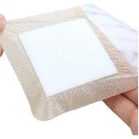 China Hypoallergenic Non Woven Medical Aseptic Adhesive Wound Dressing 10x10cm Sterile for sale