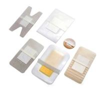China Hypoallergenic Non Woven Medical Aseptic Adhesive Wound Dressing 10x10cm Sterile for sale