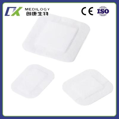 China Adhesive Non Woven Wound Dressing Medical Transparent Dressing with Absorbent Pad 10x10cm for sale