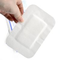 China Medical Sterile PU Film Wound Dressing Breathable Waterproof First Aid 10x10cm for sale
