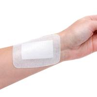 China Non Woven Sterile PU Film Dressing 10x10cm Wound Care Medical Consumable for sale
