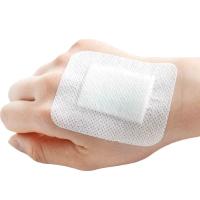 China Non Woven Sterile PU Film Dressing 10x10cm Wound Care Medical Consumable for sale