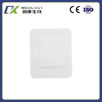 China Medical PU Film Wound Dressing Adhesive Non Woven 10cm x 10cm Sterile for sale