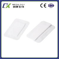 China Medical PU Film Wound Dressing Adhesive Non Woven 10cm x 10cm Sterile for sale