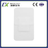 China Medical PU Film Wound Dressing Adhesive Non Woven 10cm x 10cm Sterile for sale